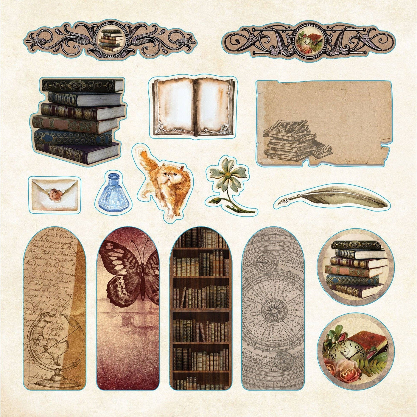 Bibliophilia Ephemera Sticker Book | An Enchanting Book Lovers' Sticke ...