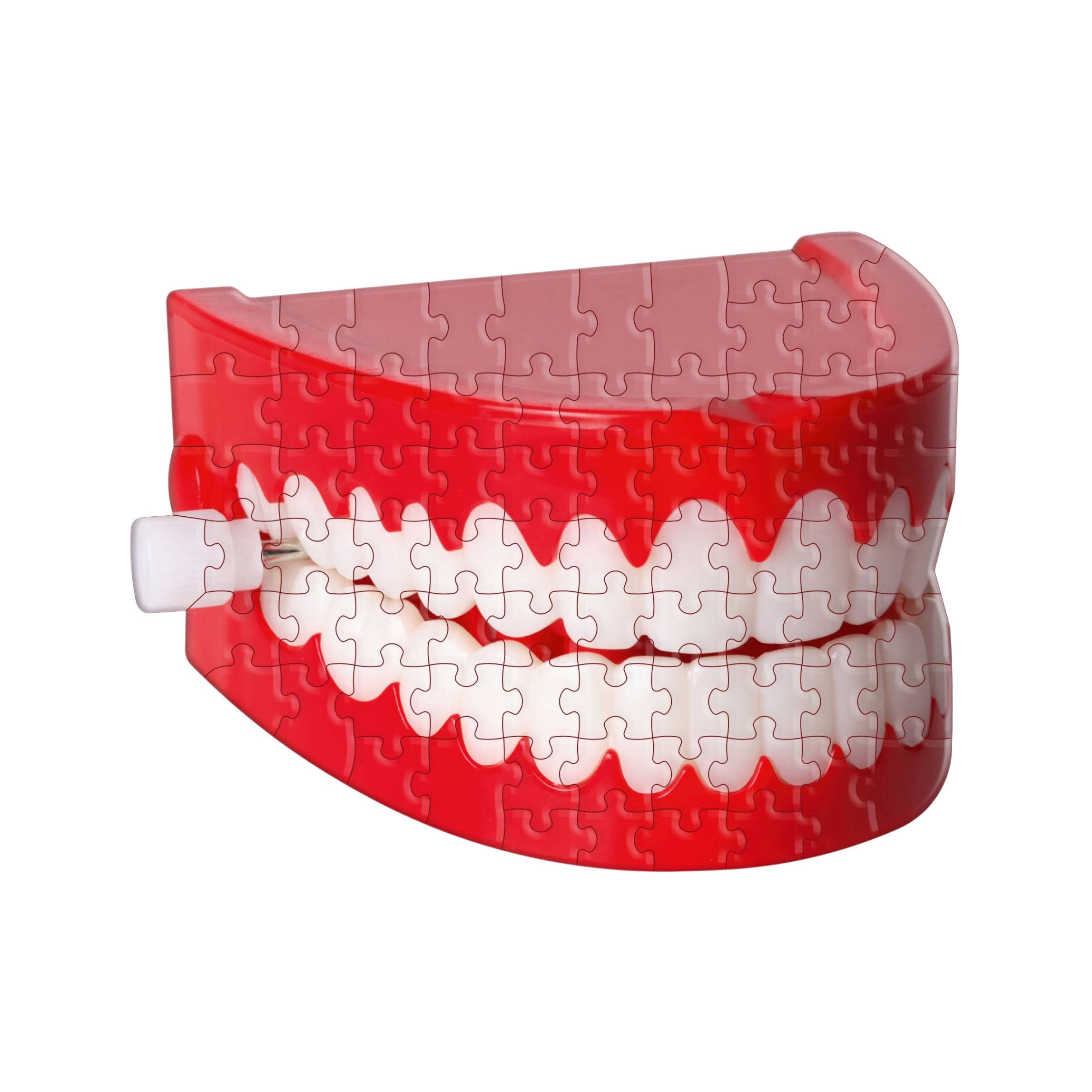 Chatterbox Jiggie Puzzle | Chattering Teeth-shaped Jigsaw Puzzle – The ...