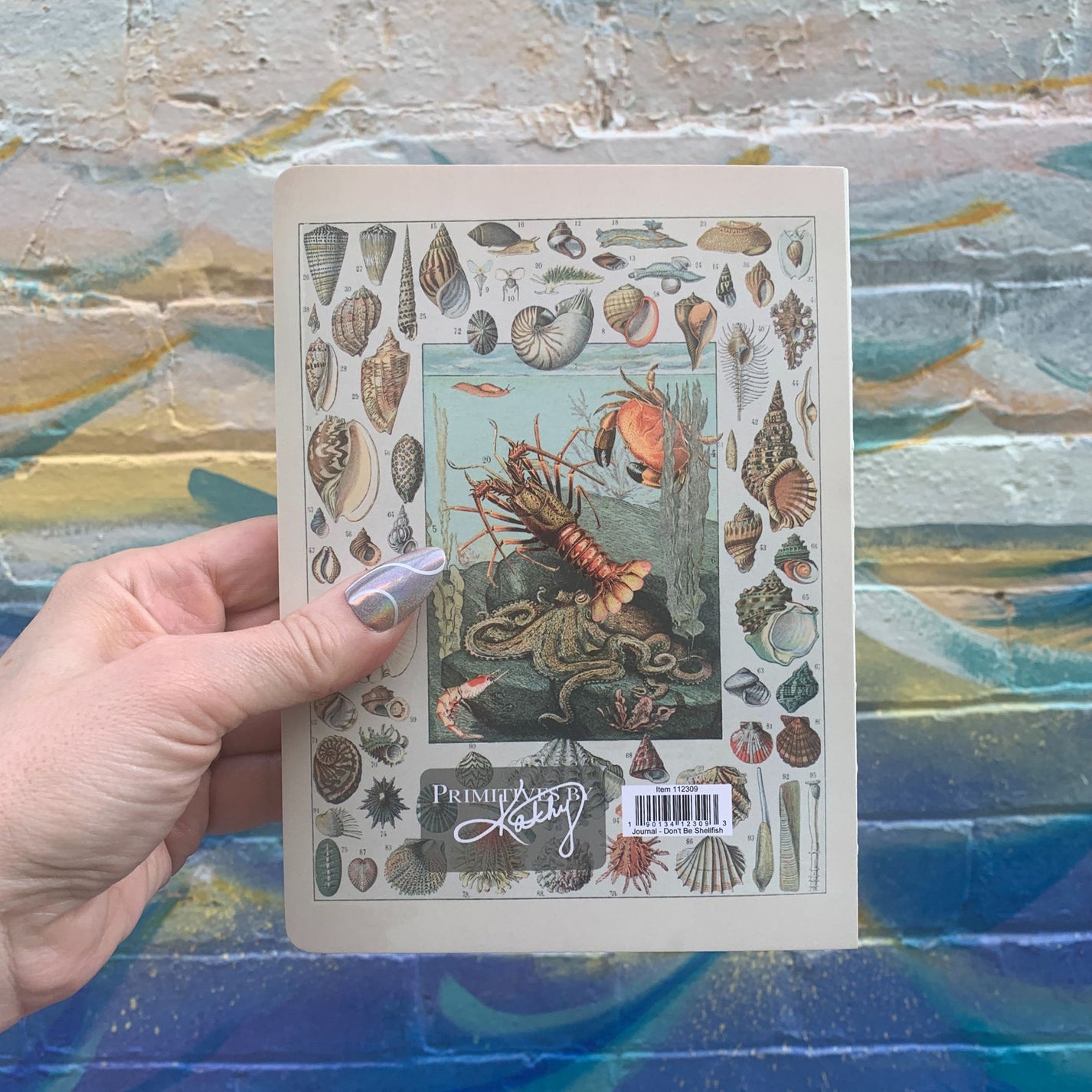 Don't Be Shellfish Double-sided Journal | 160 Lined Pages Notebook ...
