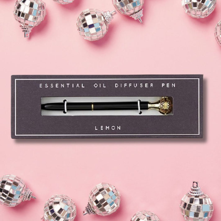 Essential Oil Diffuser Pen in Lemon | Includes 1 ml of Essential Oil a ...