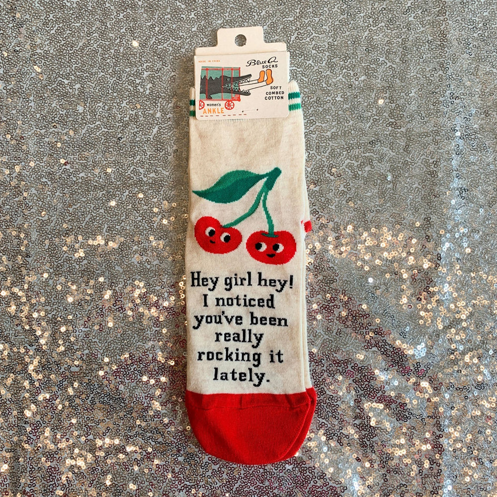 Hey Girl Hey! You've Been Really Rocking Lately Women's Ankle Socks ...