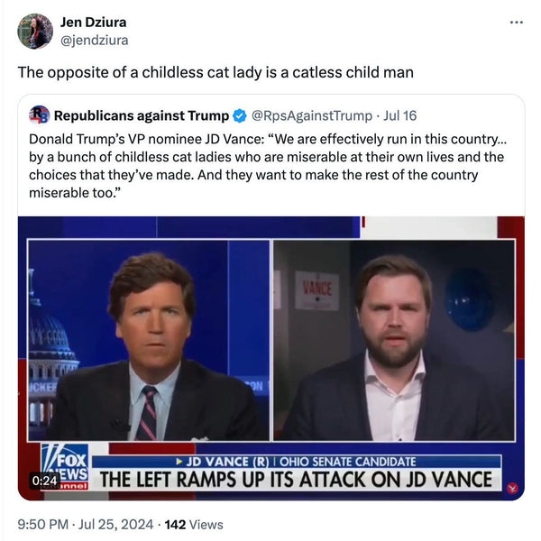 I'll Always Trust a Childless Cat Lady Over a Catless Child Man Cerami ...