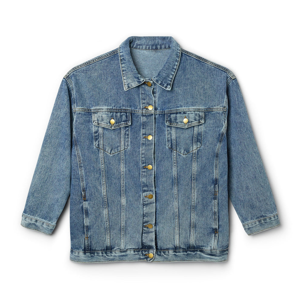 MOTHER Moms and Mayhem Heavy Metal Skull Women's Denim Jean Jacket ...