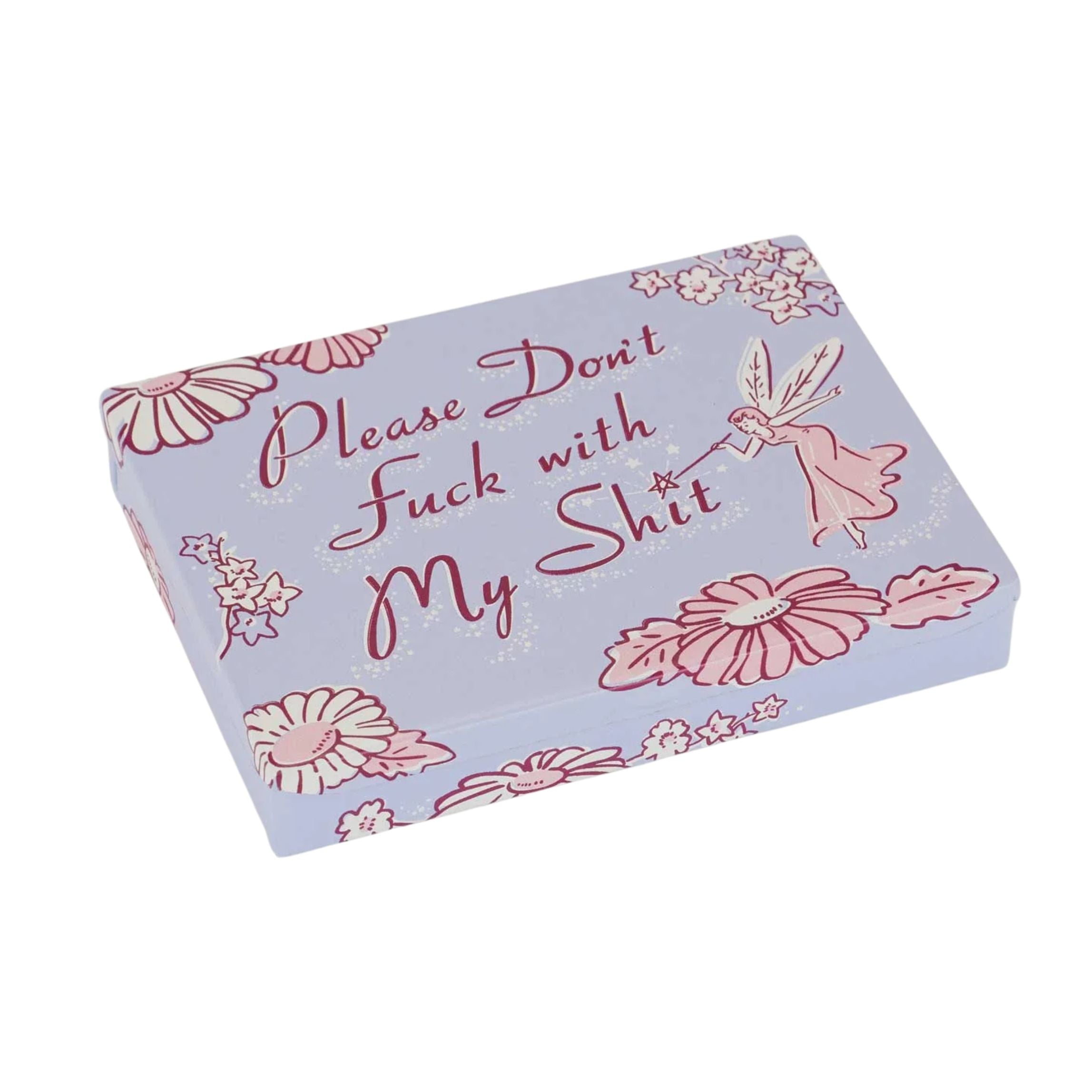 Please Don't Fuck With My Shit Pocket Box | Small Tin Case – The ...