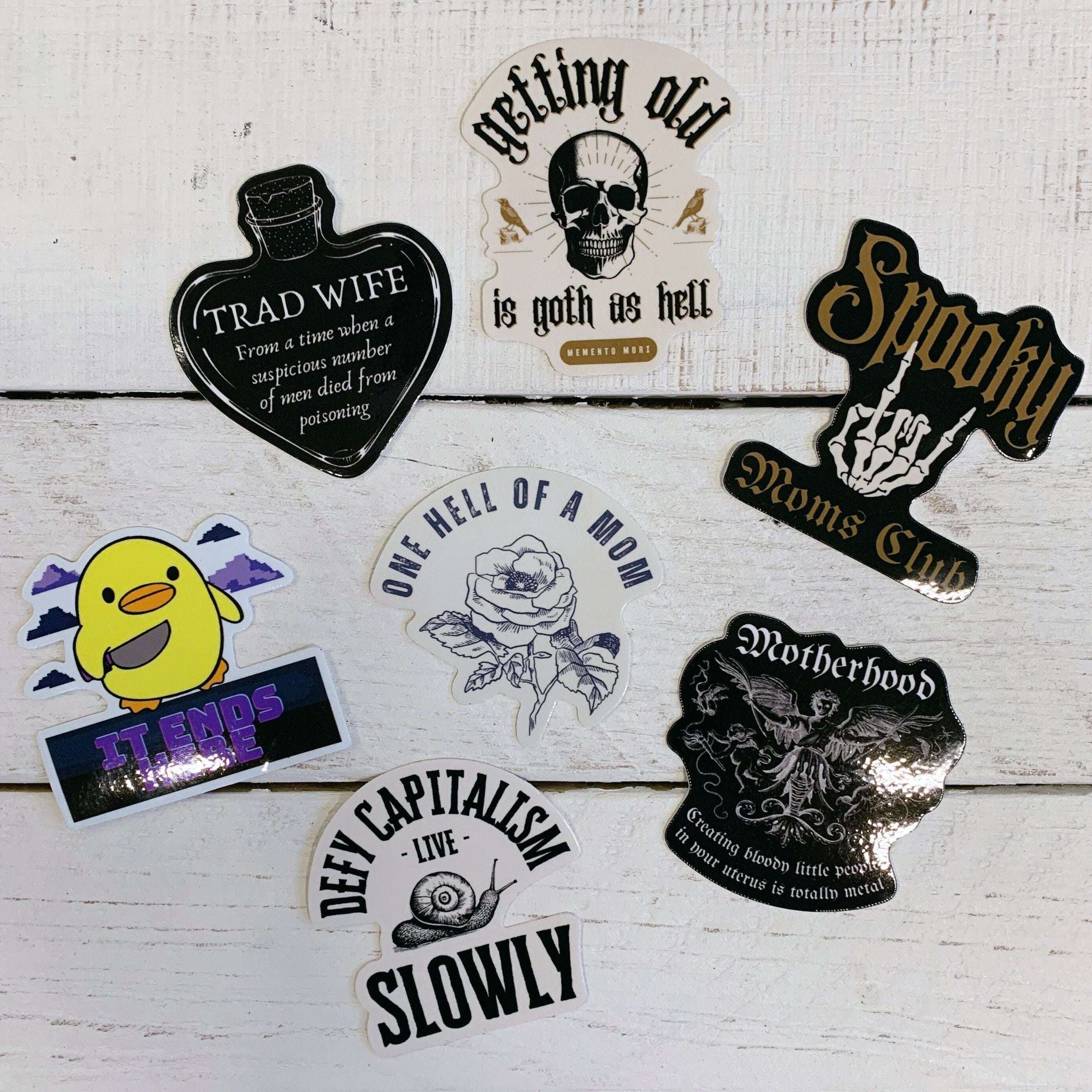[SATIRE] Trad Wife Sticker | Vinyl Die Cut Decal – The Bullish Store