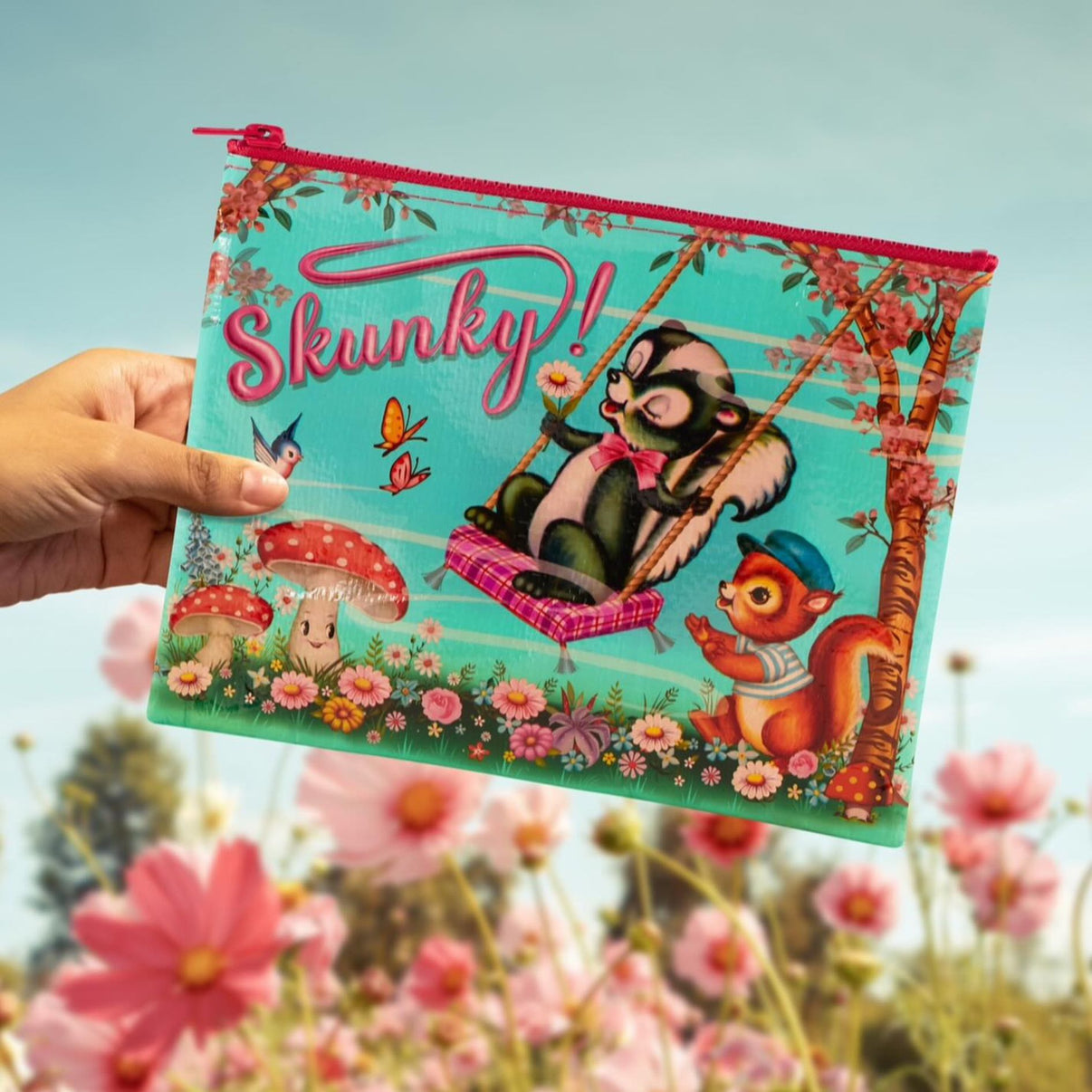 Skunky Zipper Pouch | Storage Case Organizer | BlueQ at GetBullish ...