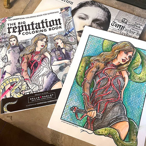 Taylor Swift Reputation Coloring Book – The Bullish Store