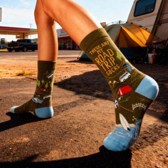 These Are My Road Trip Socks | Fun Travel-Inspired Crew Socks – The ...
