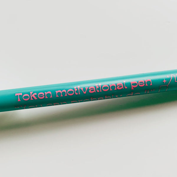 Token Motivational Pen: "You Can Probably Do It" Ballpoint Pen – The ...