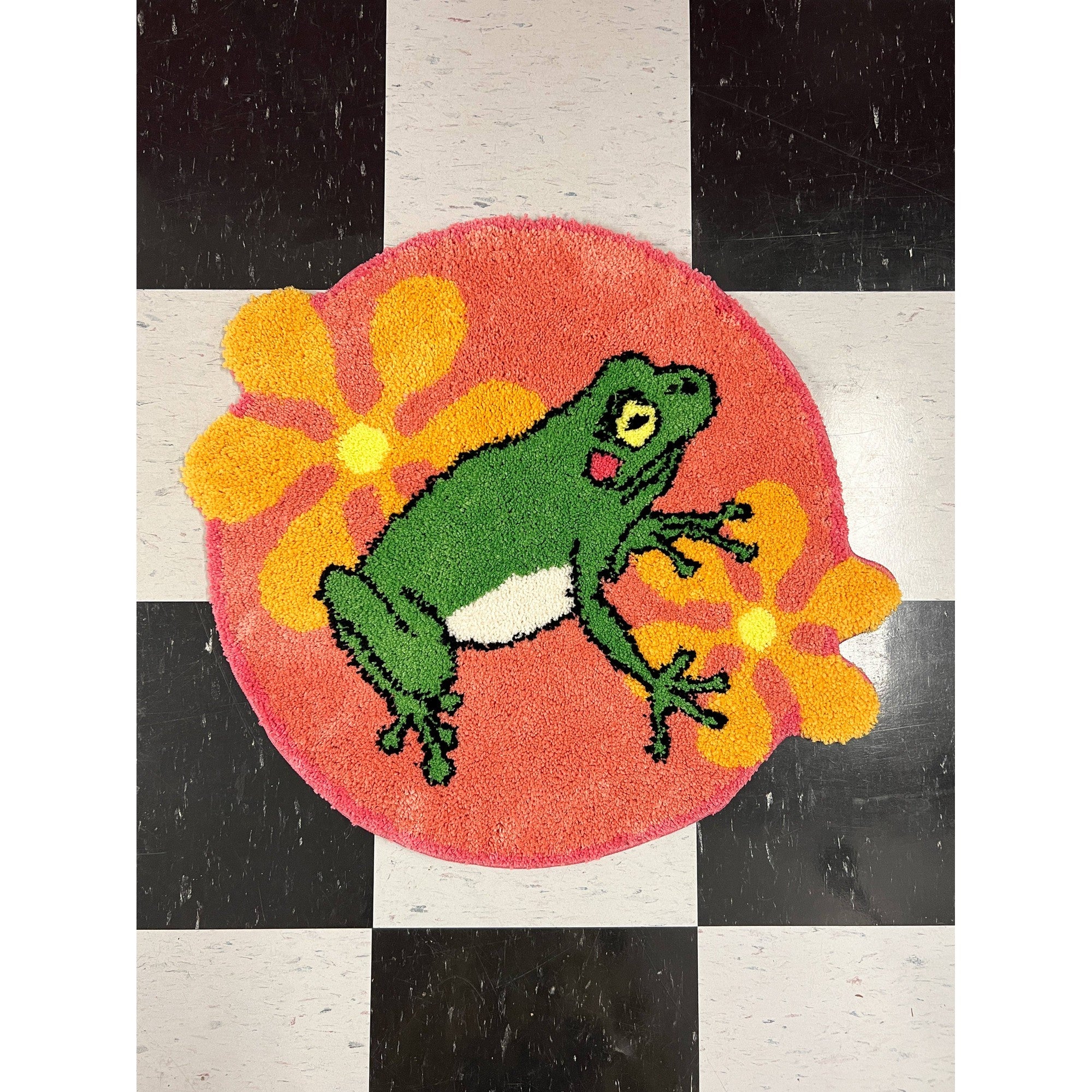 Ultrasoft Frog Rug | Decorative Wall Mat | Floorcloth Covering – The ...