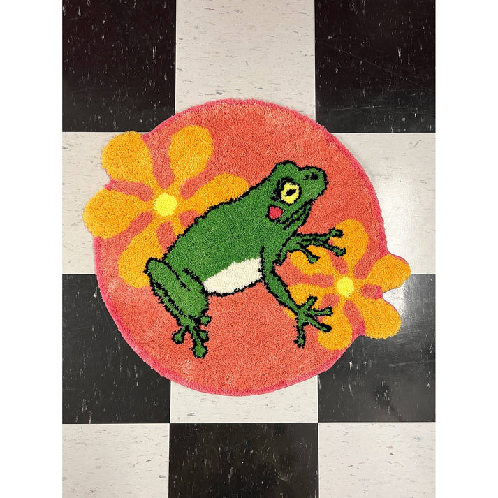 Ultrasoft Frog Rug | Decorative Wall Mat | Floorcloth Covering – The ...