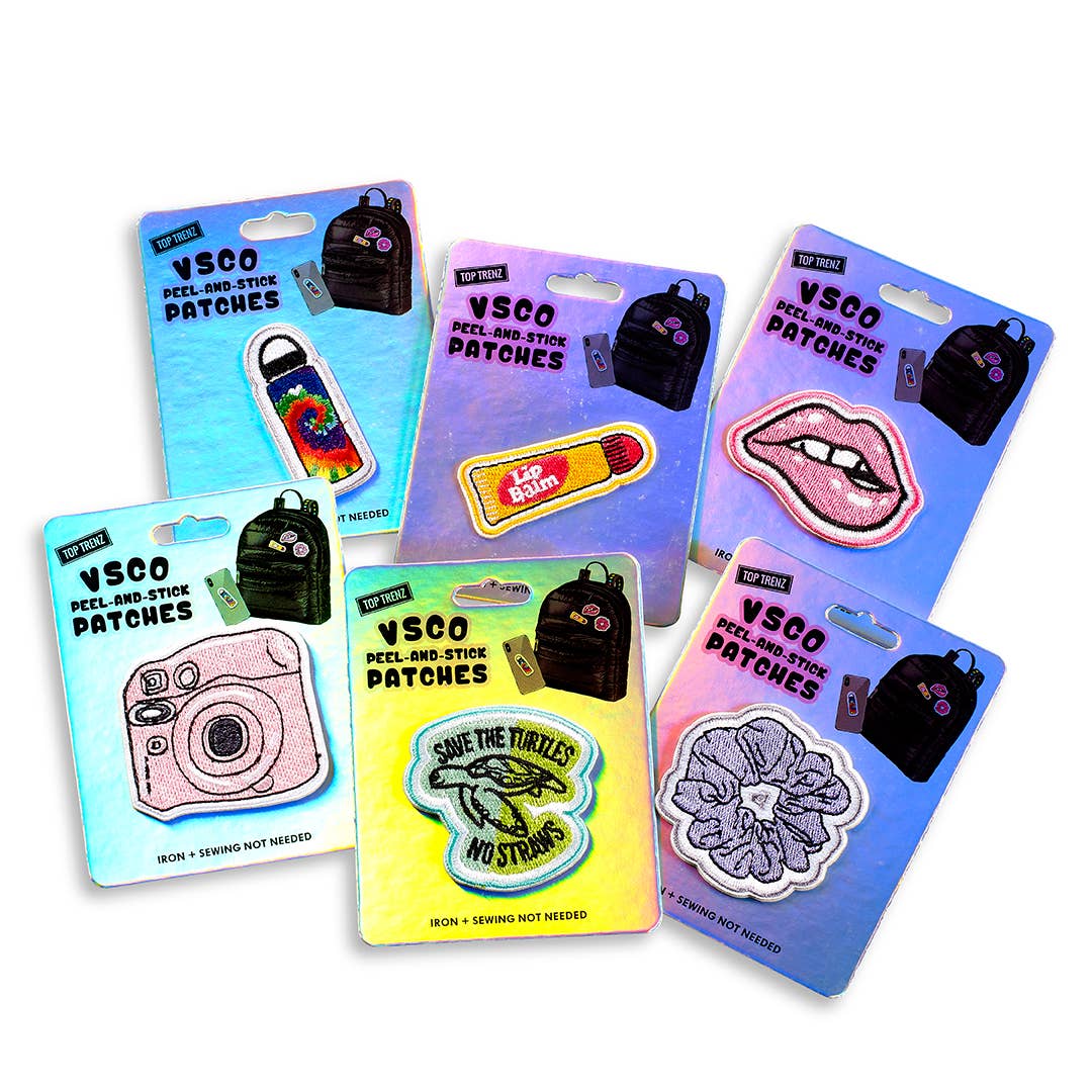 VSCO Sticker Peel and Stick Patches [6 Design Options] – The Bullish Store