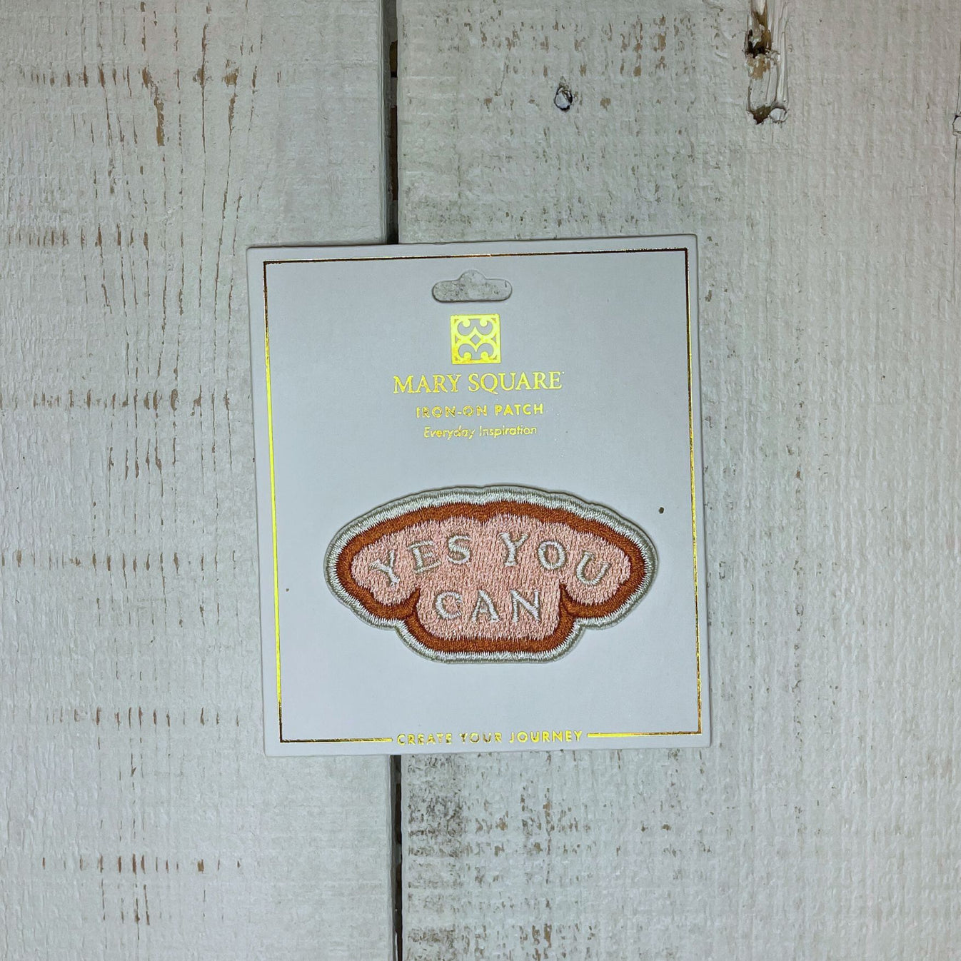 Yes You Can Embroidered Iron-On Patch | Heat-seal Patches Accessories ...