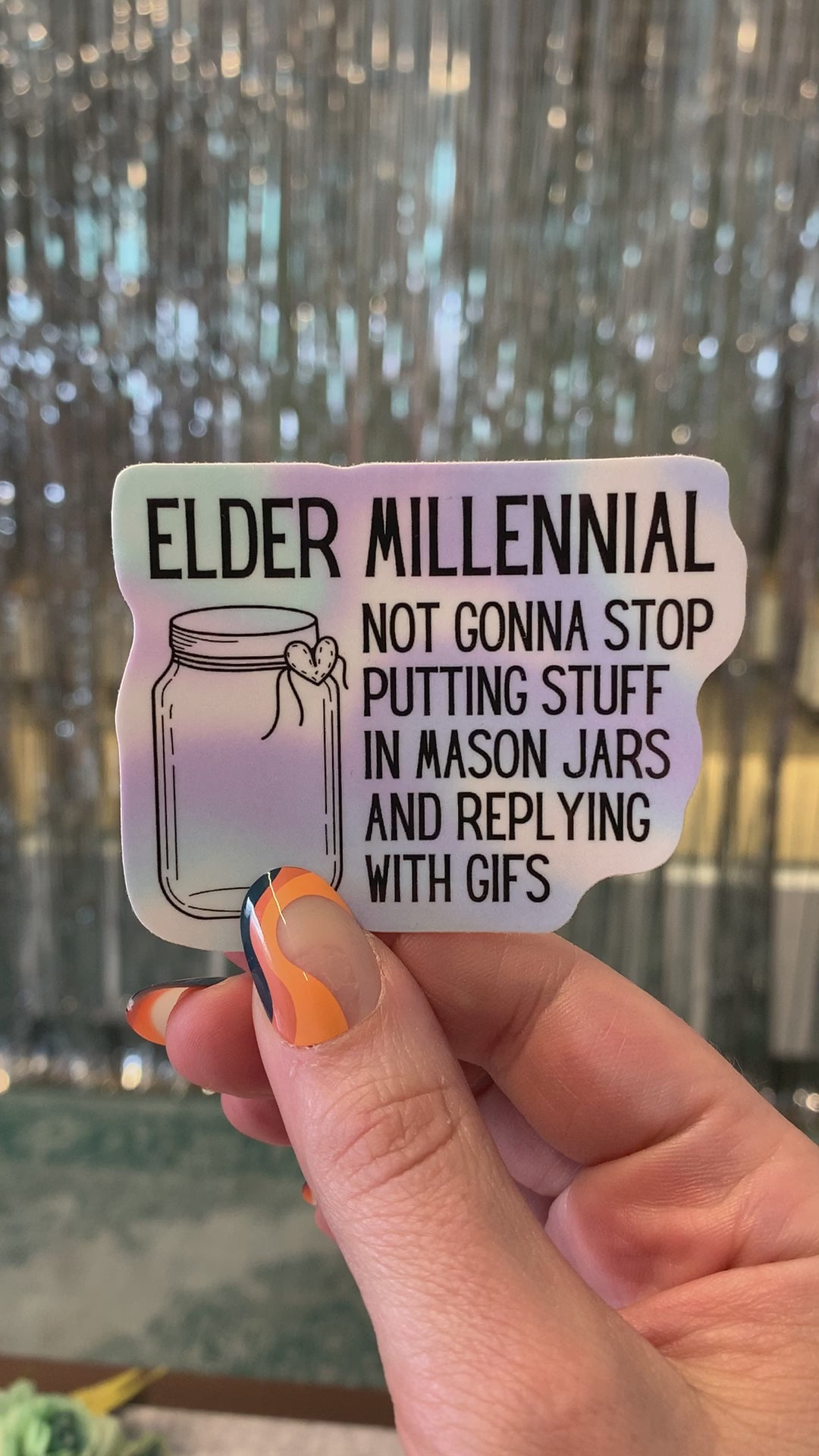 Elder Millennial Sticker – The Bullish Store