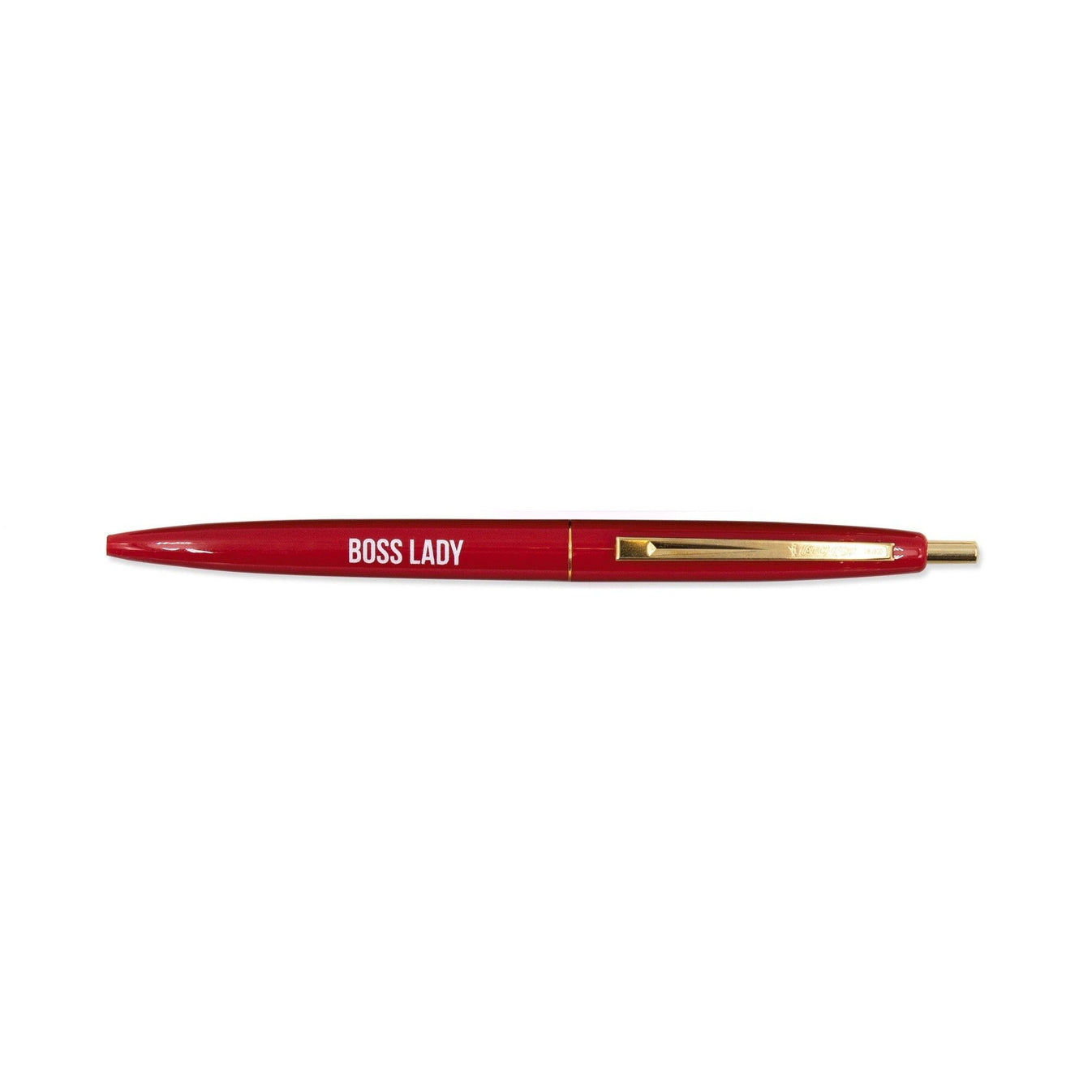 Boss Lady Pen in Cherry Red with Gold Accents – The Bullish Store